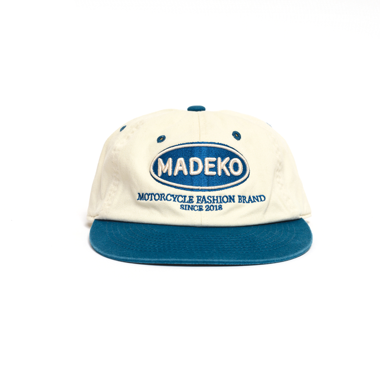 TWO-TONE CAP_BLUE : 마데코 (MADEKO)
