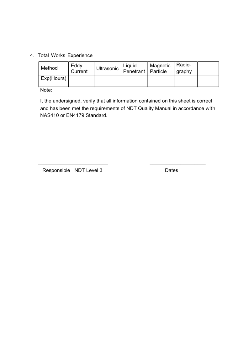 NDT QUALIFICATION RECORD : KNANDTB