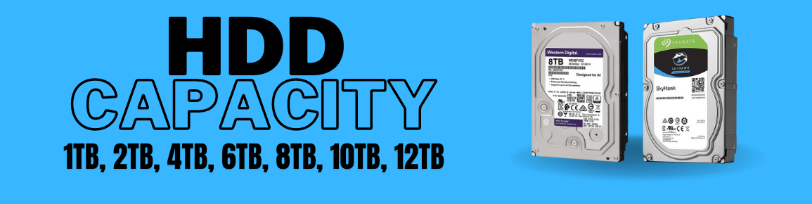 Understanding HDD Capacity for CCTV Systems, 1TB upto 12TB Hard Disk ...