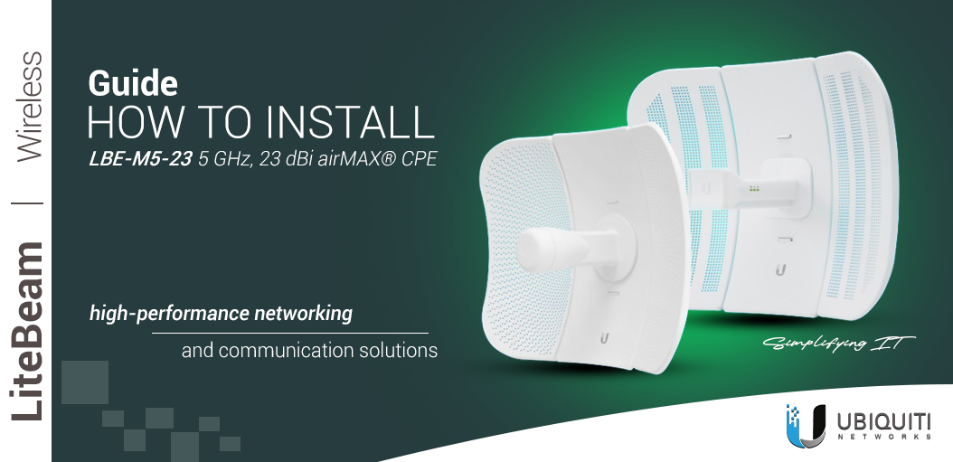 How to Install Ubiquiti LiteBeam LBE-M5-23: A Step-by-Step Guide : CCTV ...