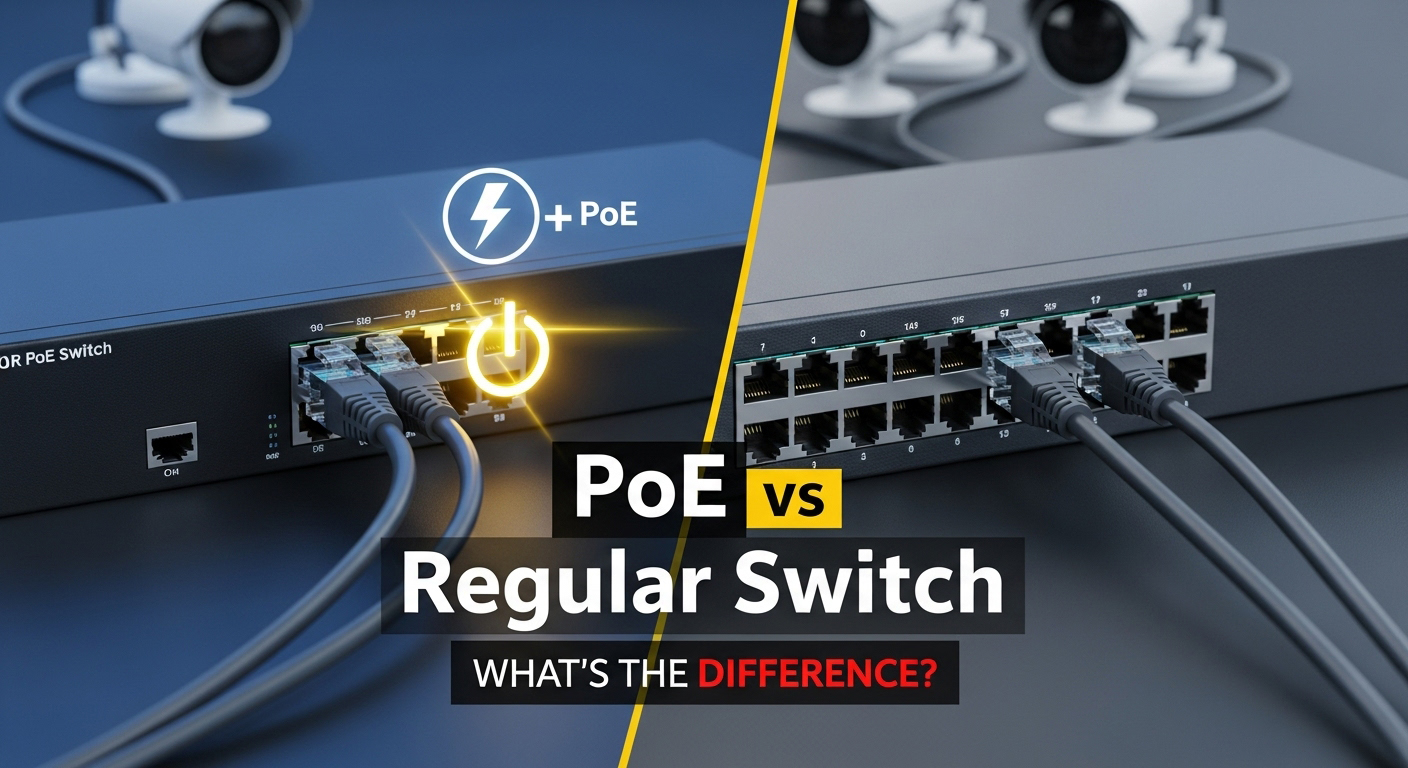 PoE Switch vs. Ordinary Switch Hub: What’s the Main Difference? : CCTV ...