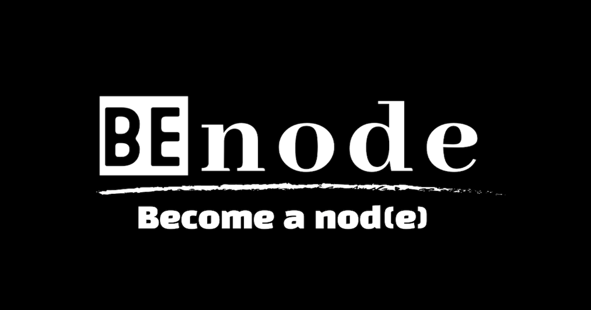 비노드 - Become a node Homepage