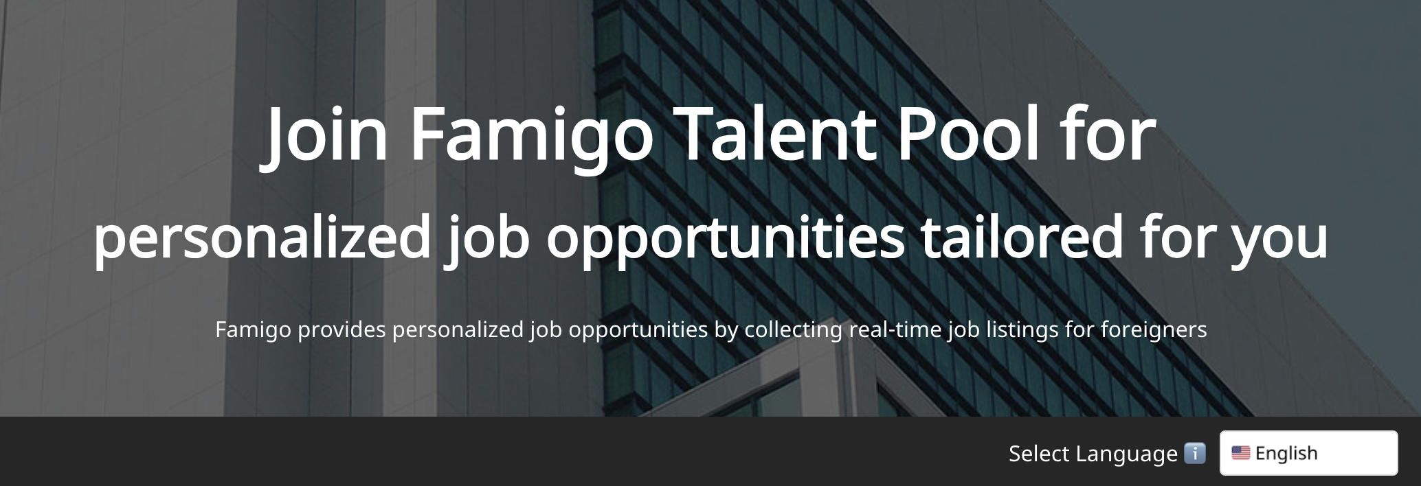 Join Famigo Talent Pool