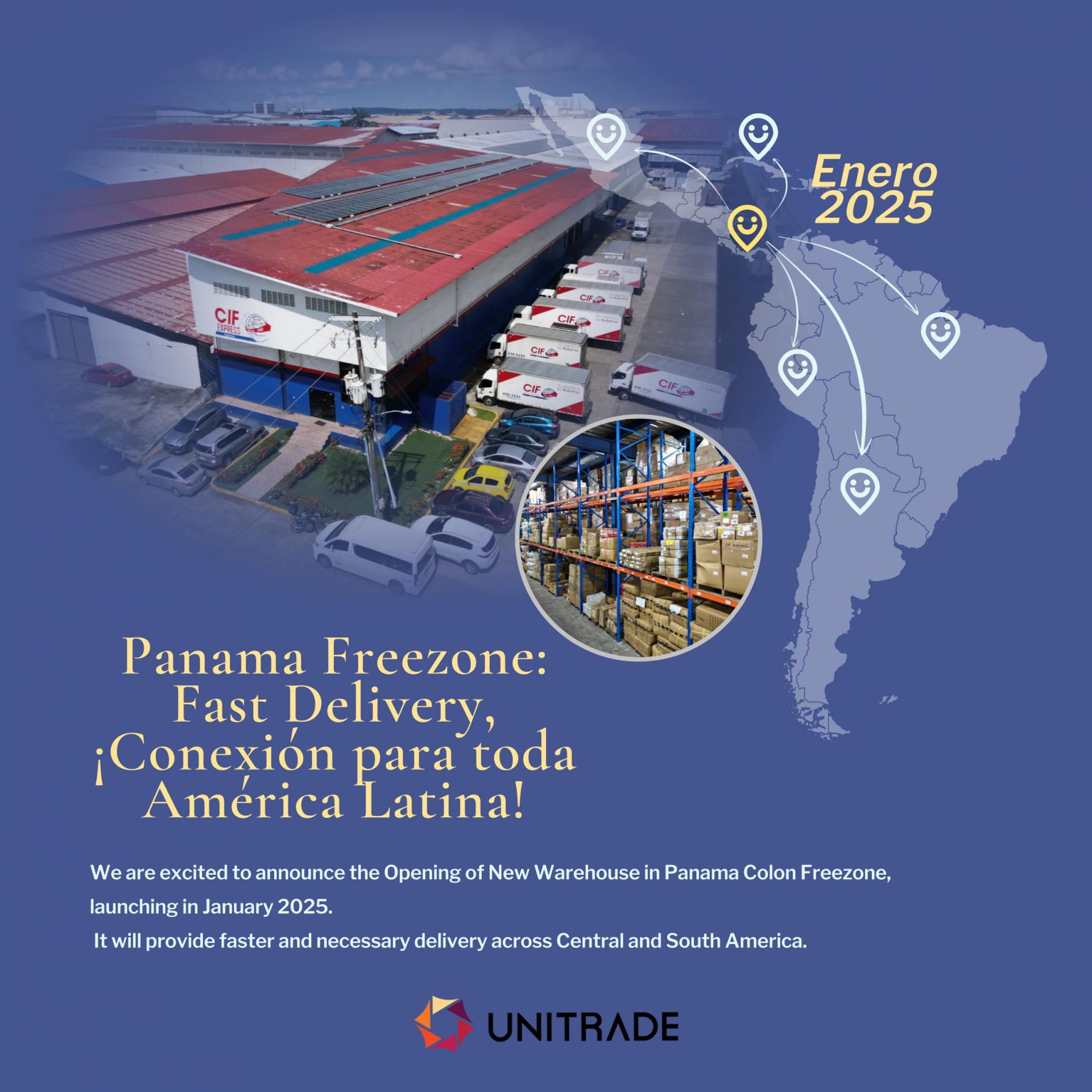 We are thrilled to announce the opening of our new warehouse in Panama ...