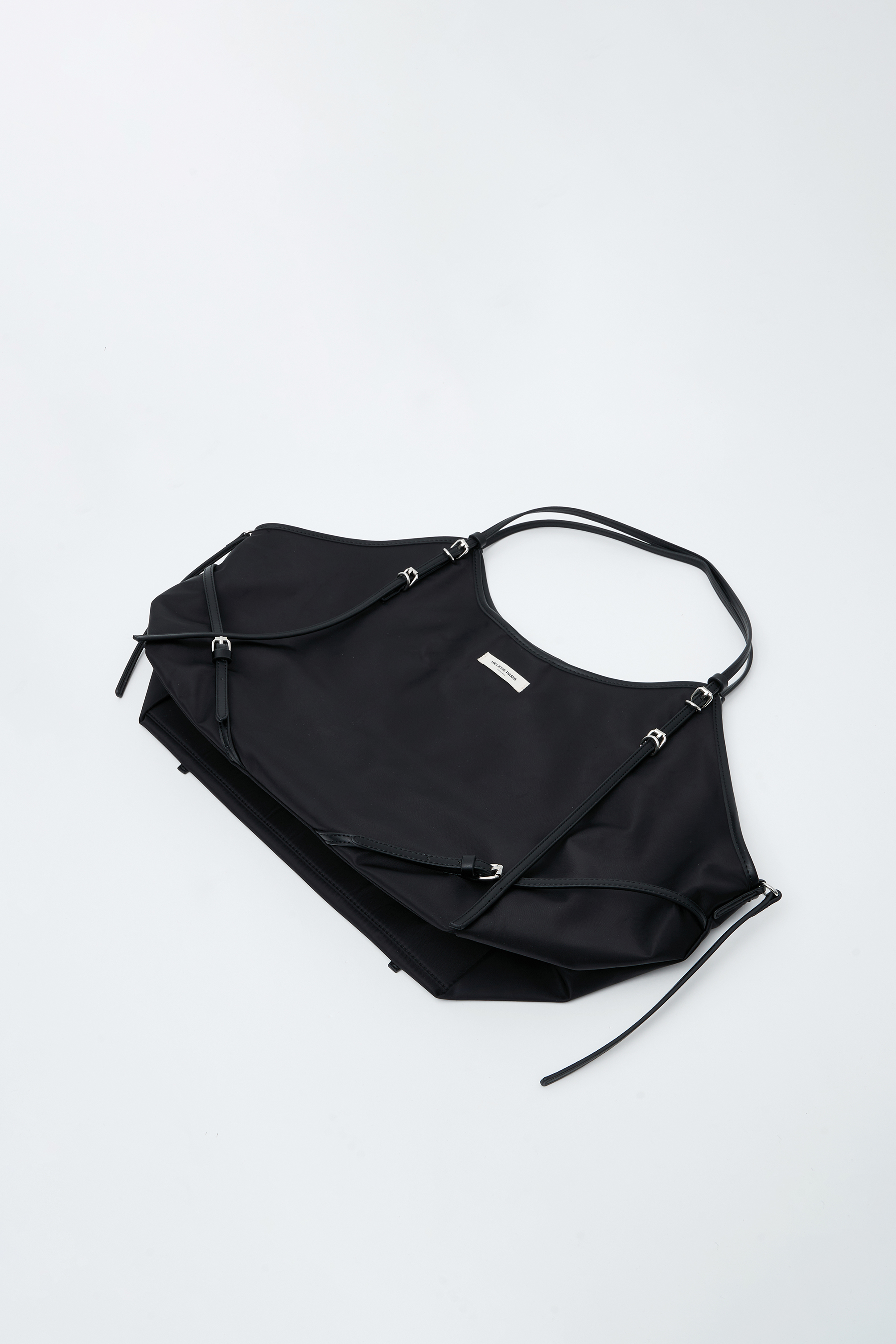 [HELENE PARIS] 코니 벨티드 빅 숄더백 [나일론 블랙] - HELENE PARIS | 리켓