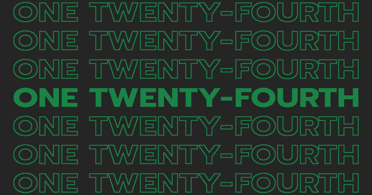 1/24 이십사분의일