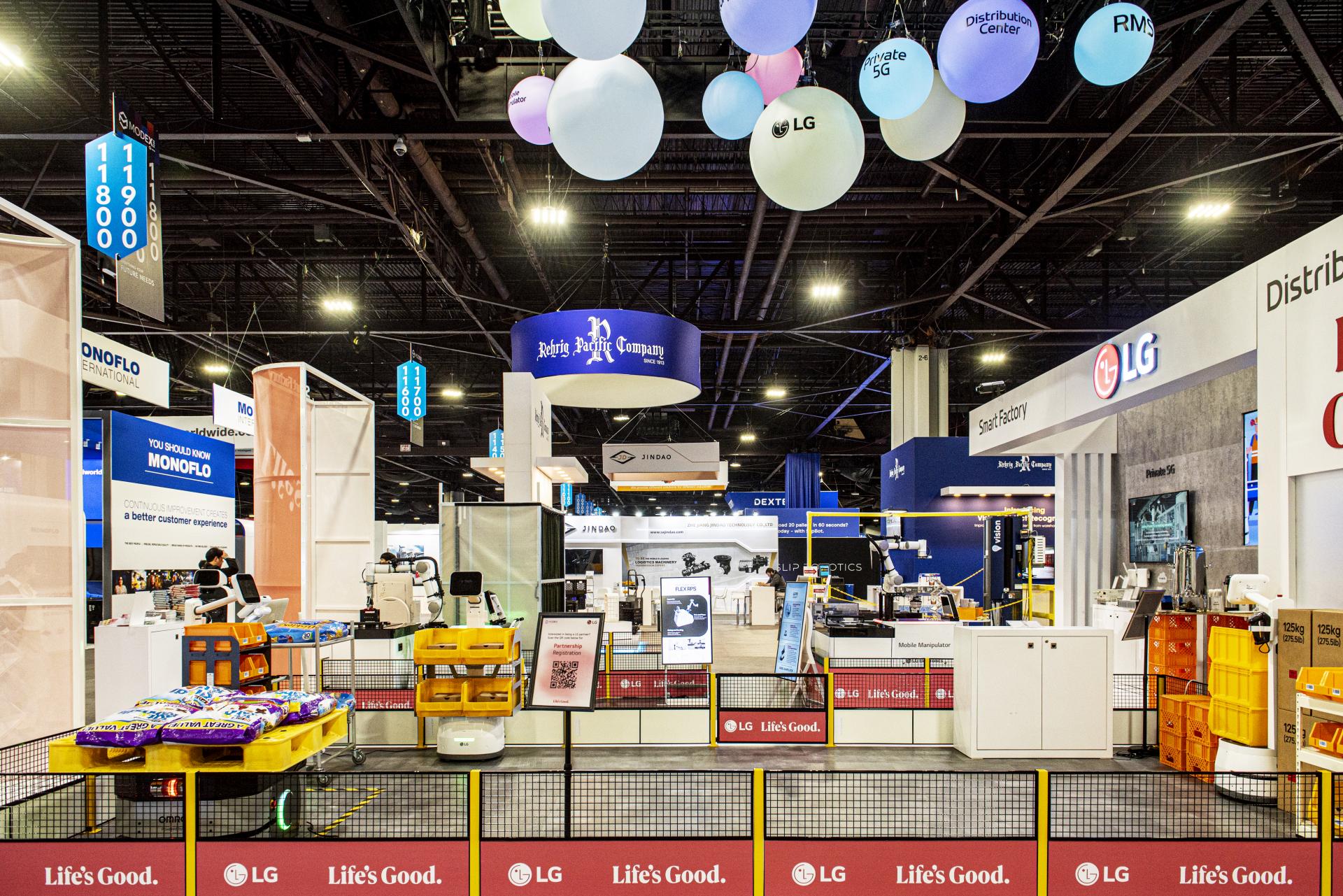 LG Electronics @ 2024 MODEX in Atlanta : 자카란다디자인