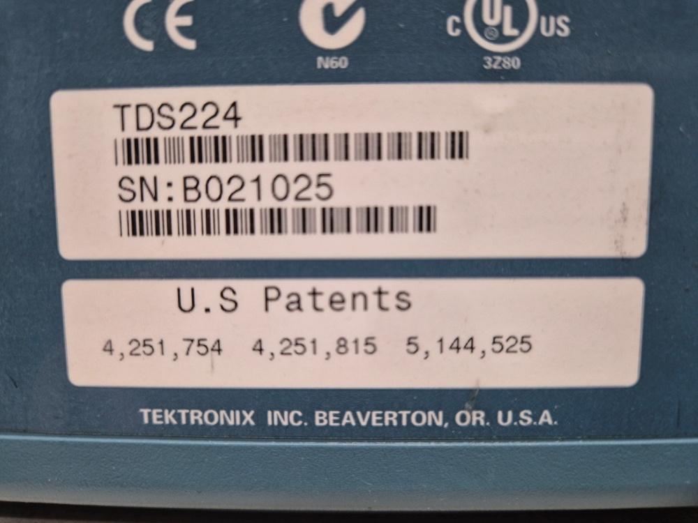 Tektronix TDS 224 100MHz 4ch Oscilloscope 오실로스코프 : 엠아이티솔루션