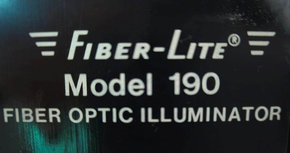 Dolan-Jenner Fiber-Lite Model 190 Fiver Optic illuminator 광원 : 엠아이티솔루션