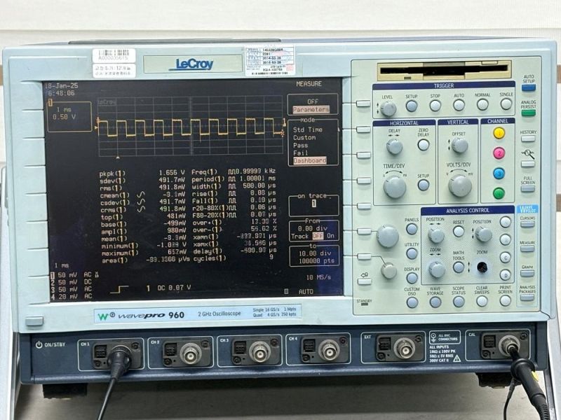 LeCroy wavepro 960 2GHz 16GS/s 4Ch Digital Oscilloscope 오실로스코프 : 엠아이티솔루션