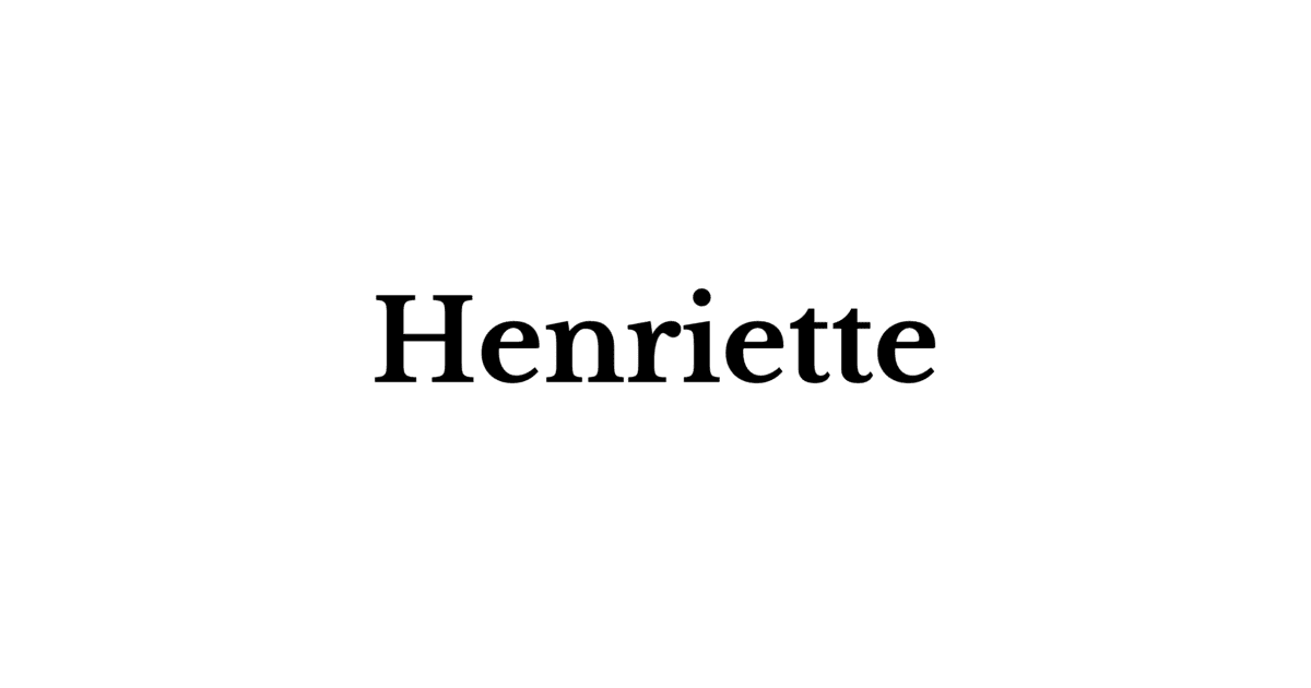 Henriette:앙리엣