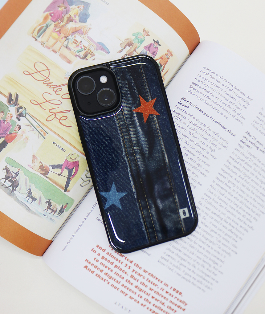 Star jeans (Epoxy / Magsafe glass case) : Attentionplz
