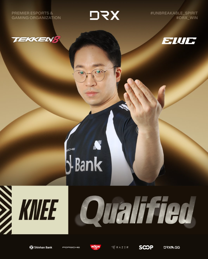 DRX 무릎, EVO Japan 2025 철권8 우승… EWC 출전까지 확정 : DRX | NEWS