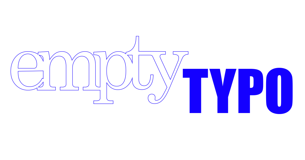 Empty Typo (엠프티타이포)