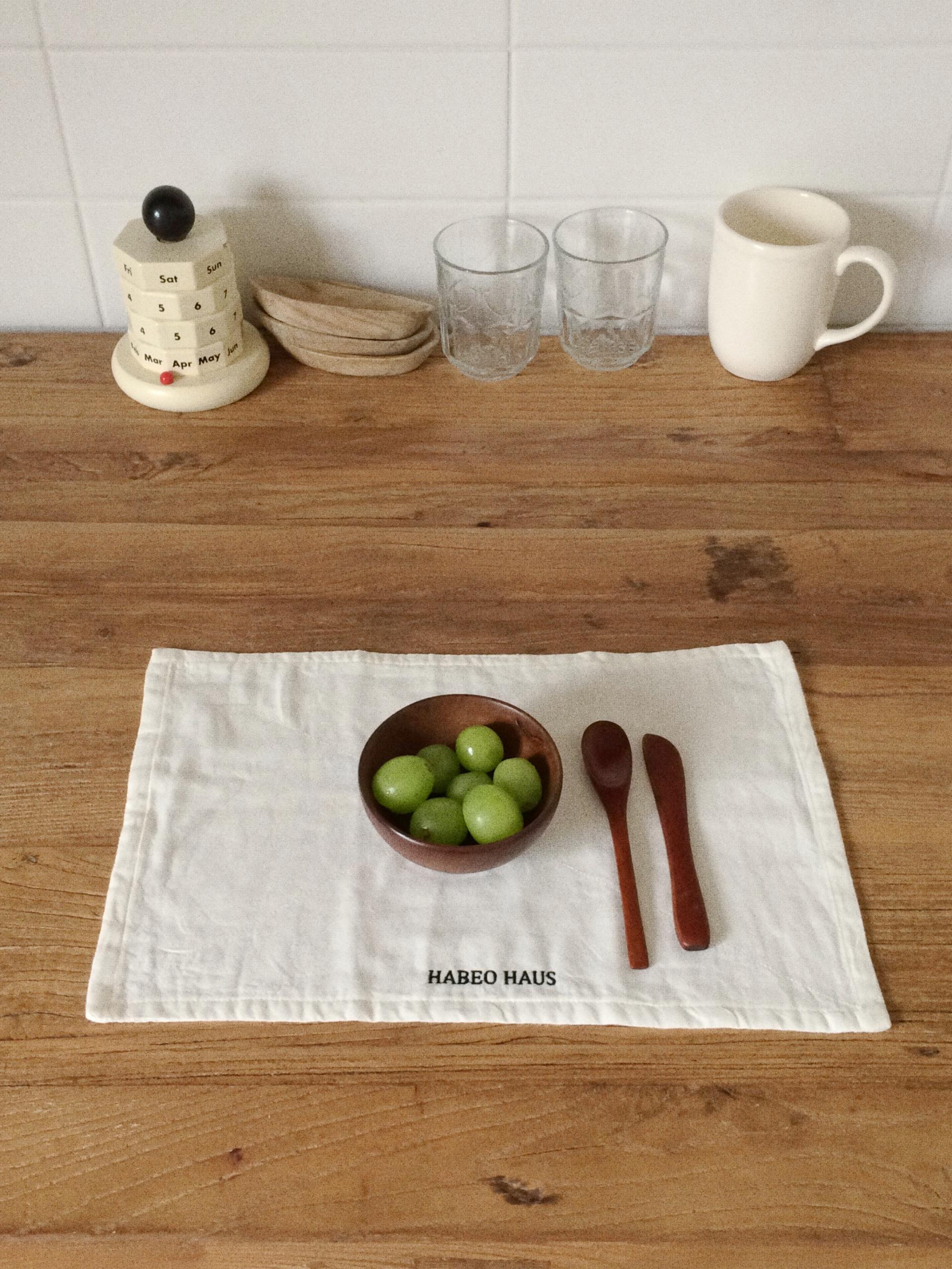 MUSLIN KITCHEN CLOTH 2EA : 하베오하우스 HABEOHAUS