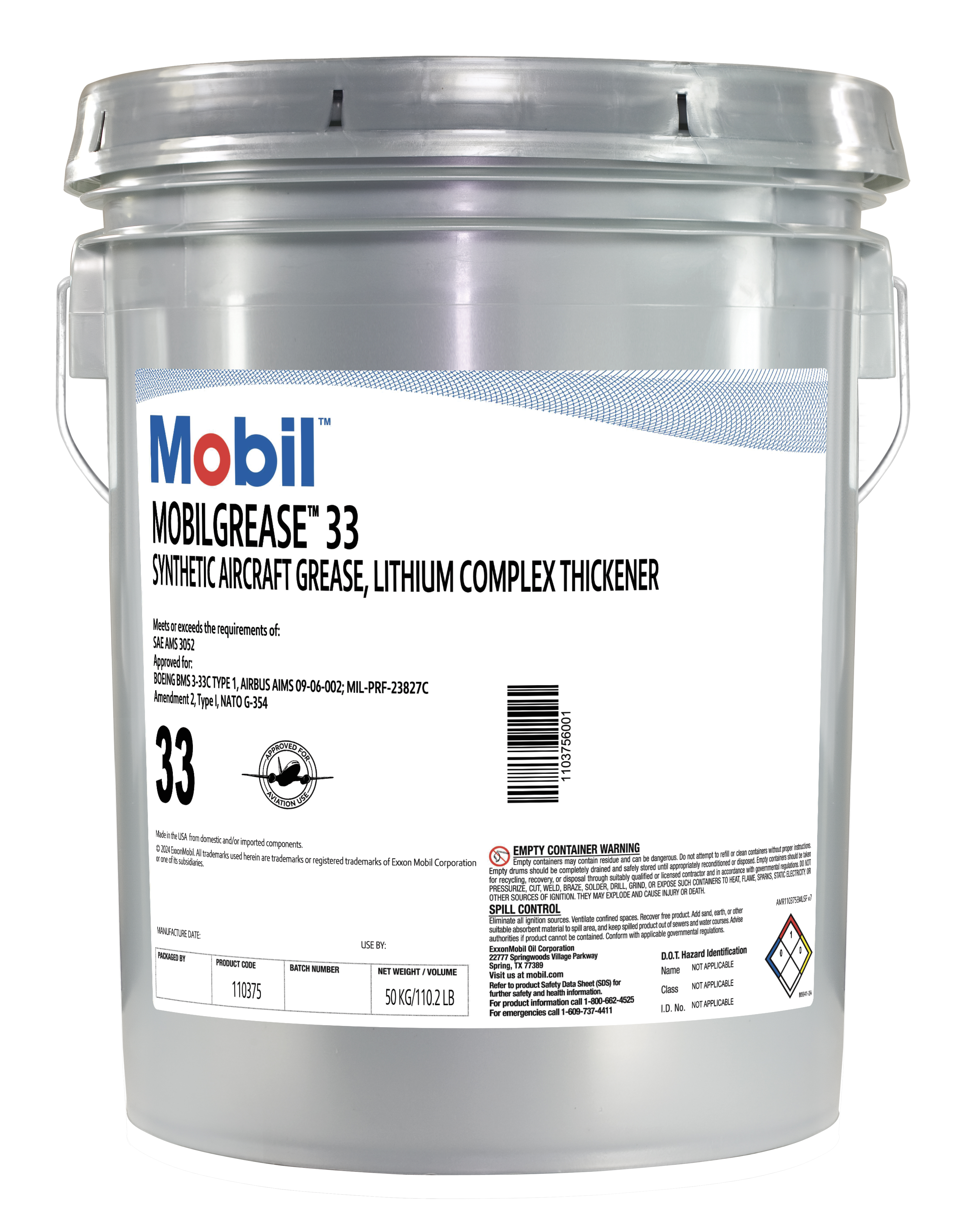 Mobilgrease™ 33 : 슈프림에너지, 항공유, MOBIL JET OIL II, MOBIL JET OIL 254 ...
